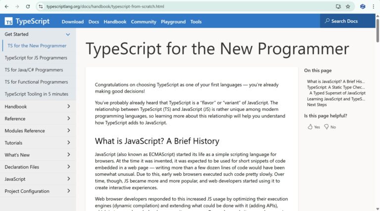 【TypeScript】無料で学べるチュートリアルサイトと学習範囲｜比較表あり | Programming-Life